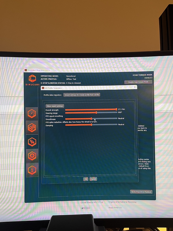 Constant clipping in iRacing - Games - Granite Devices Community