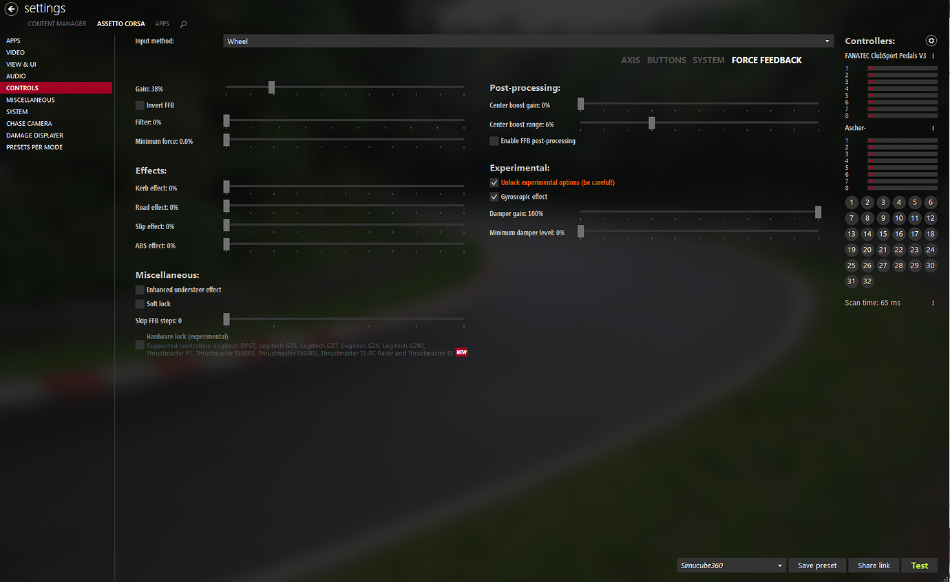 Assetto Corsa and SimuCUBE - Games - Granite Devices Community